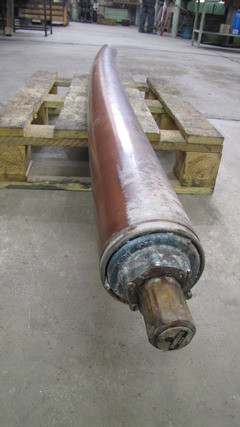 Walze mit Reparaturbedarf